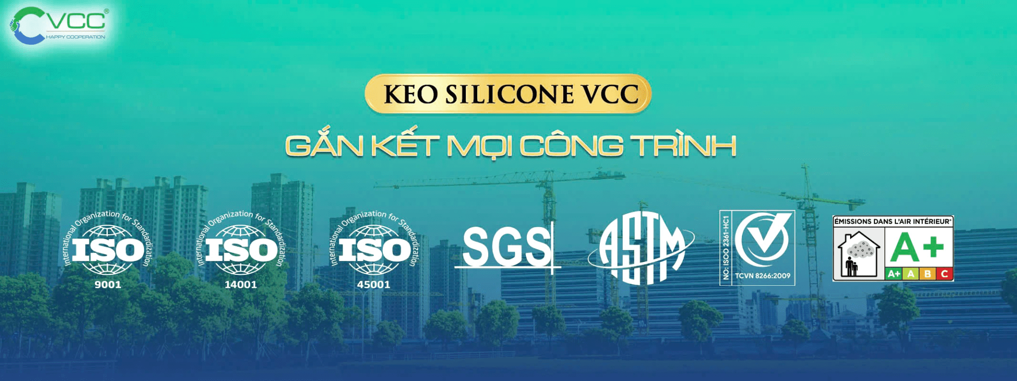 VCC Sealant:Công ty cổ phần đầu tư và thương mại quốc tế VCC